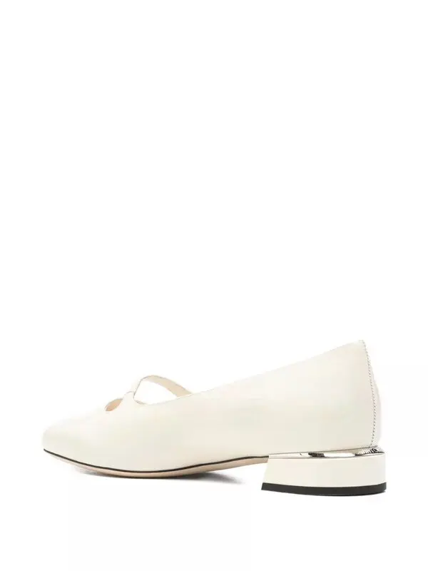 JIMMY CHOO Elisa Ballerina - Neutrals