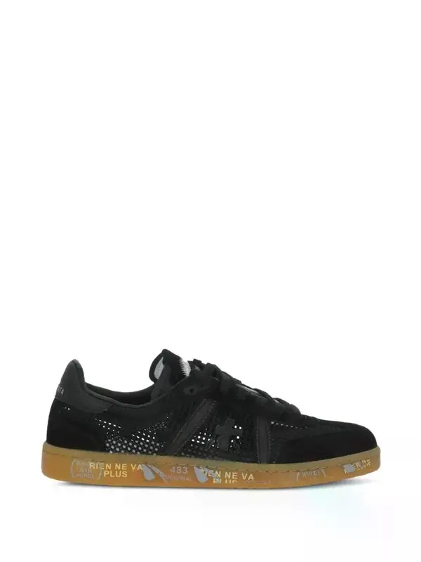 Premiata Bonnied 8201 Perforated Sneakers - Black