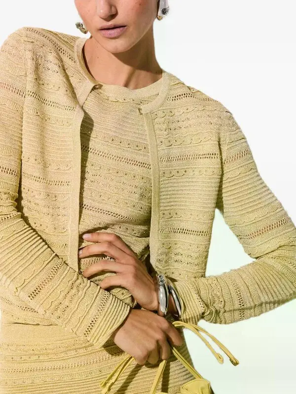 Liu Jo Openwork Knit Cardigan