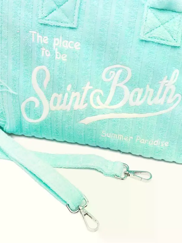 MC2 SAINT BARTH Fringe-detail Tote Bag - Blue