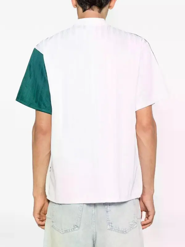 Adidas Liverpool Fc Three-stripe Panelled T-shirt - Green