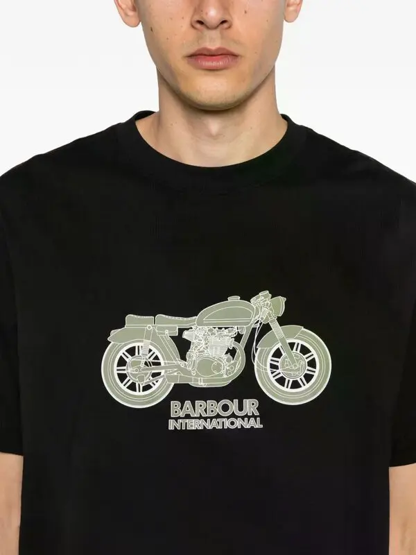 Barbour Motorcycle-graphic T-shirt