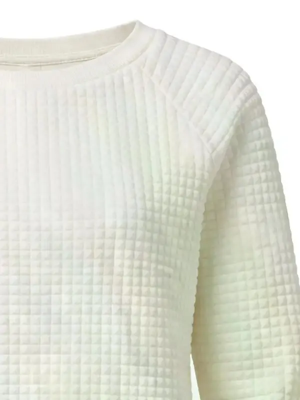 REEBOK Textured Crewneck Sweatshirt