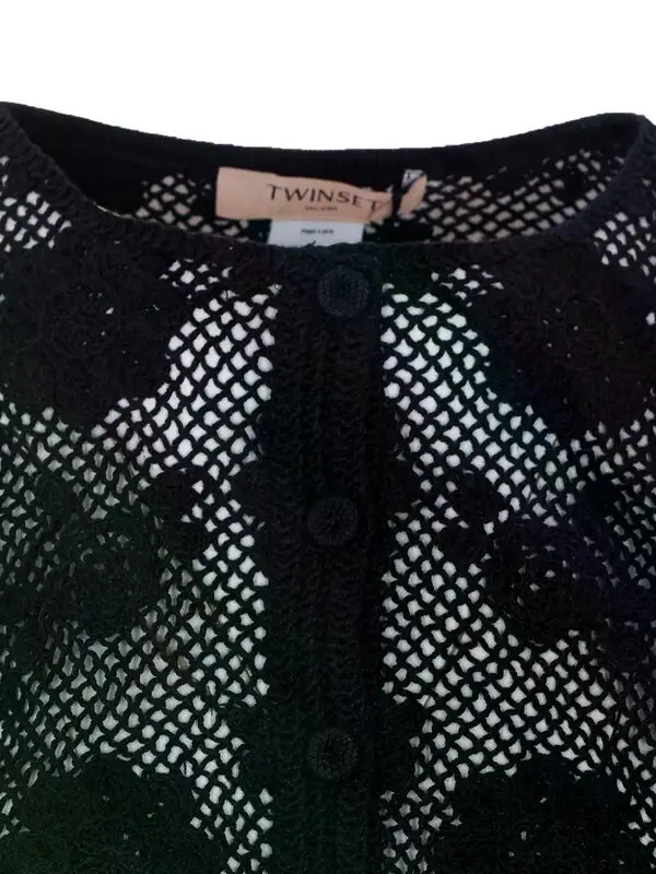 TWINSET Cropped Button Jacket
