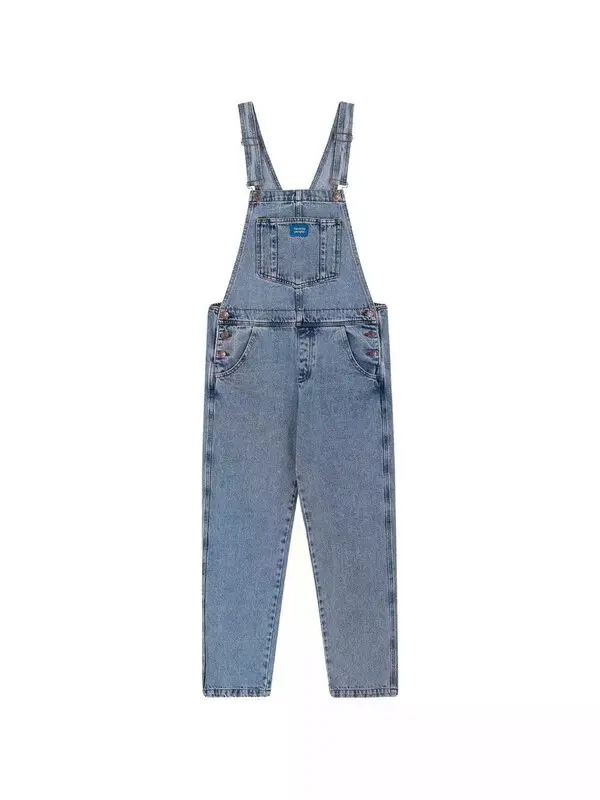 FAVORITE PEOPLE Adjustable-strap Denim Overalls - Blue