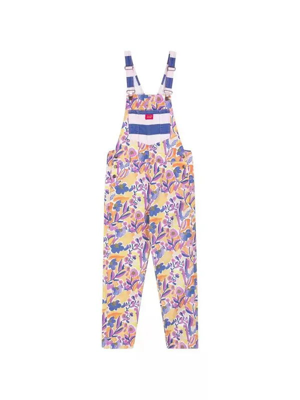 FAVORITE PEOPLE Firenze Pattern Overalls - Yellow