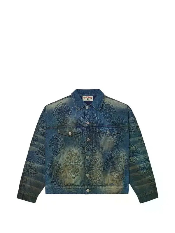 VALE FOREVER Cross Denim Jacket