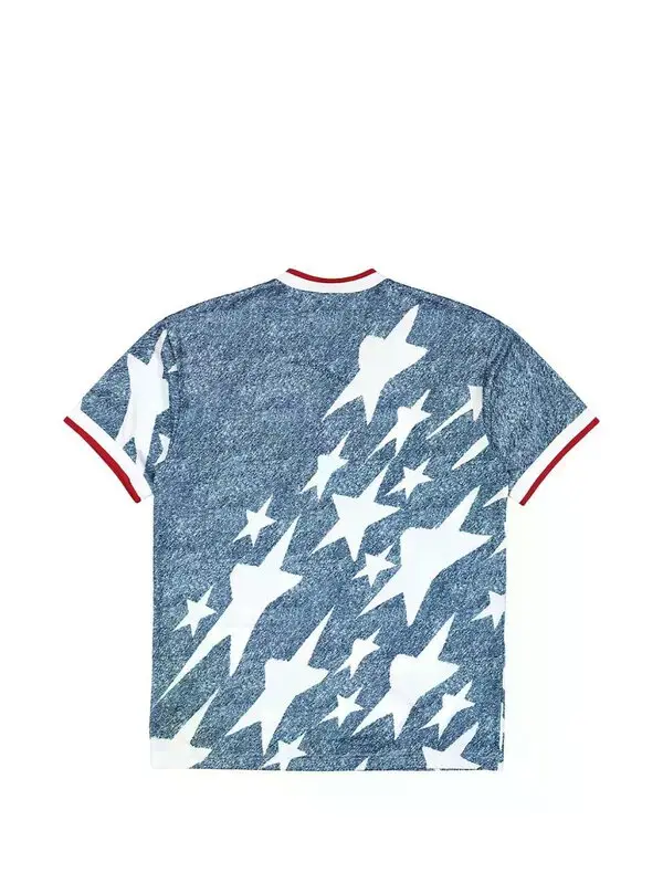 Adidas Star Print V-neck T-shirt