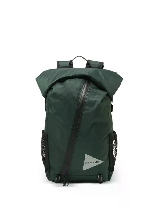 AND WANDER Logo Backpack - Green