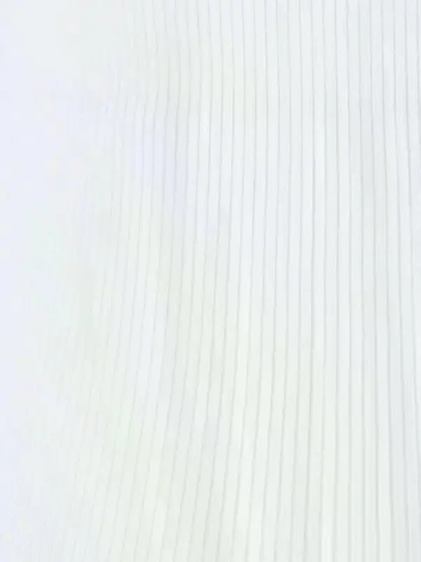 P.a.r.o.s.h Fine-ribbed V-neck Tank Top - White