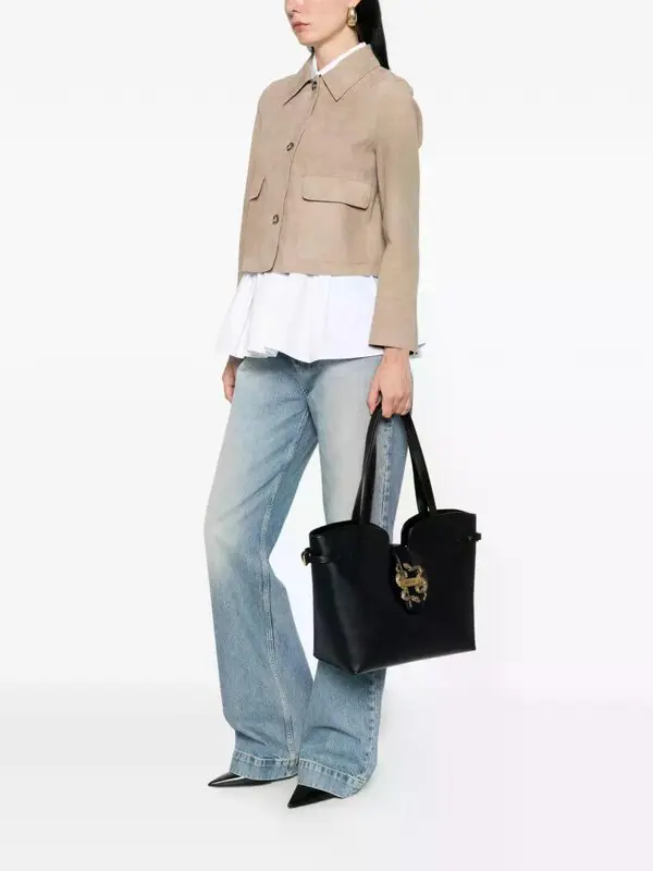 Just Cavalli Snake-detail Tote