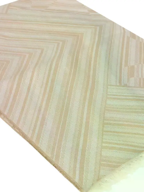 Max Mara Fringed-hem Striped Scarf
