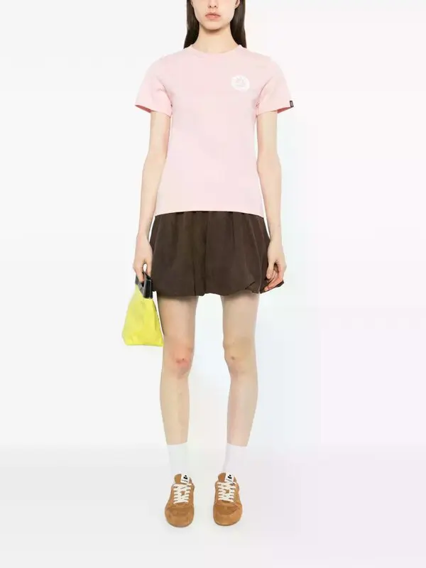 AGNES B. Logo-print Crewneck T-shirt