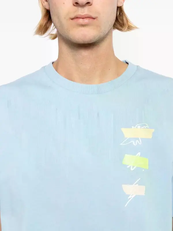 AGNES B. Logo-tape T-shirt