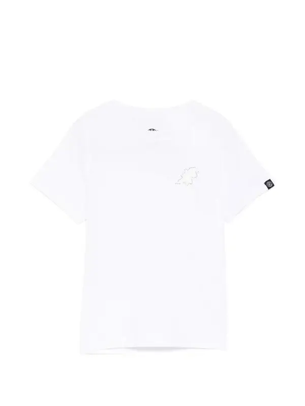 AGNES B. Crystal Dino T-shirt - White