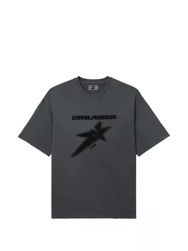 Izzue Star-print T-shirt - Grey