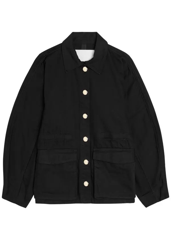 RÙADH The Constance Drawstring Denim Jacket
