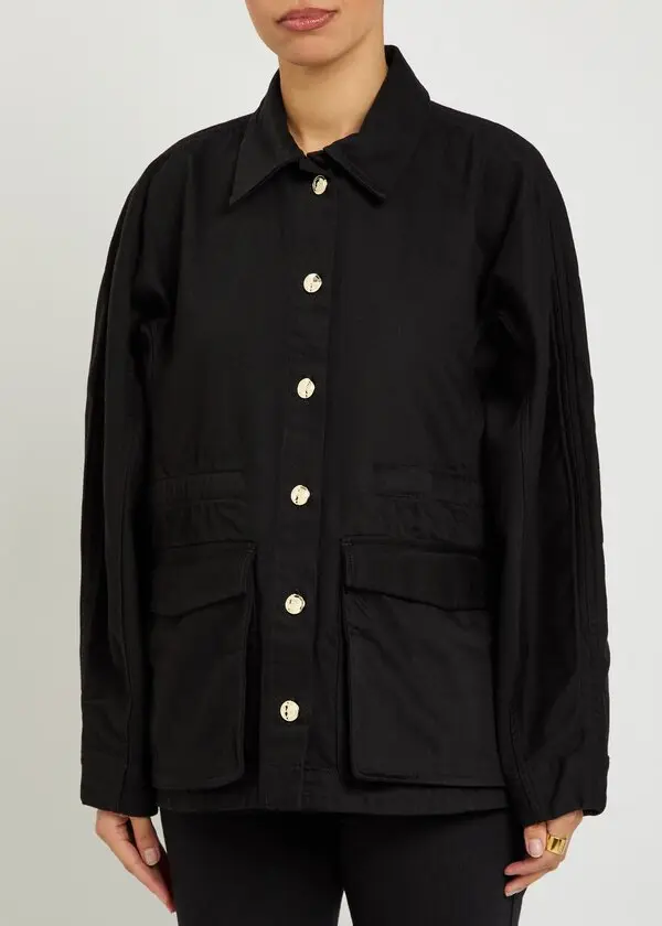 RÙADH The Constance Drawstring Denim Jacket