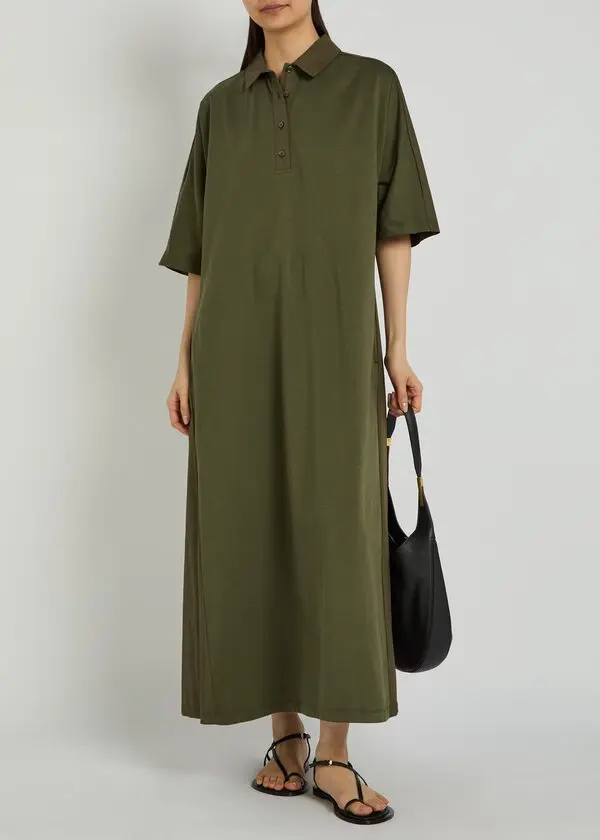 Max Mara Cotton Maxi Shirt Dress