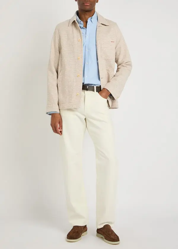 Paul Smith Woven Cotton-blend Overshirt