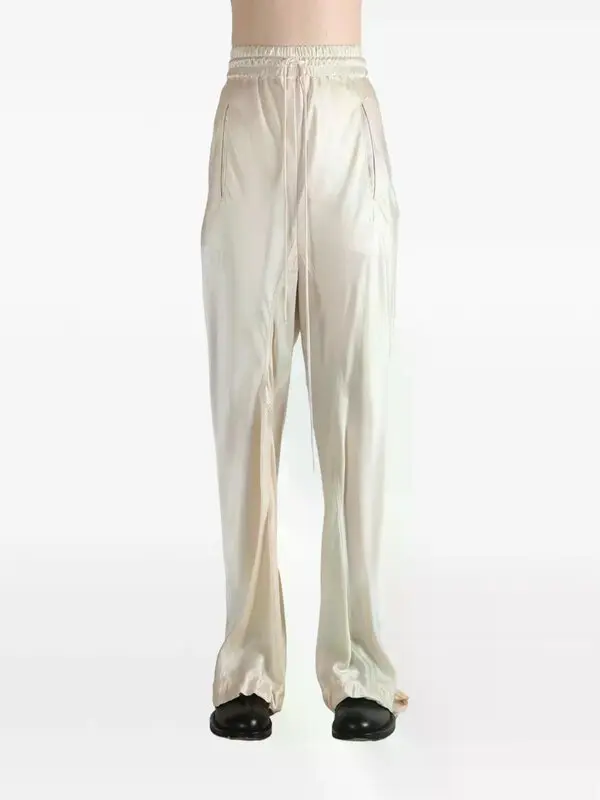 YEHUAFAN Drawstring Trousers - Neutrals