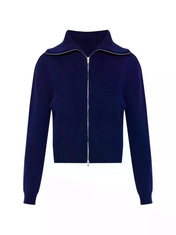 JIL SANDER Wide-collar Cardigan - Blue