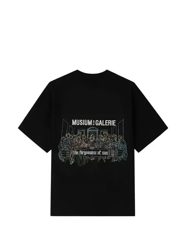 MUSIUM DIV. Printed T-shirt - Black
