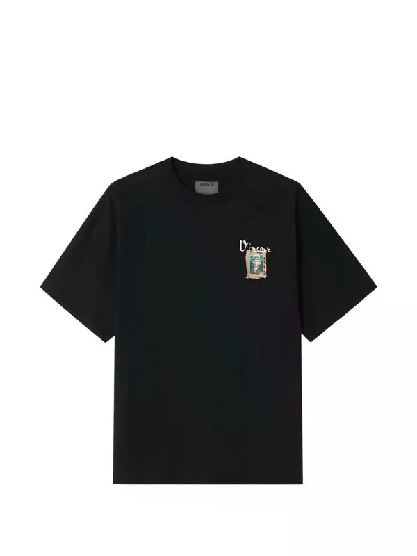 MUSIUM DIV. Painting Cotton T-shirt