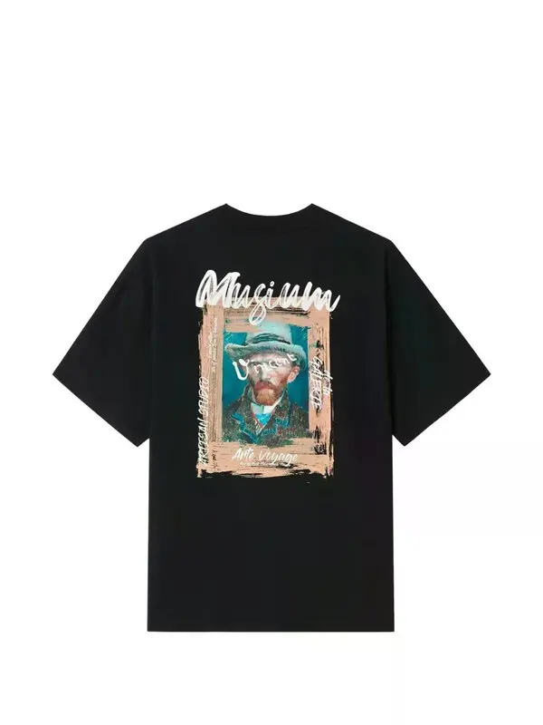 MUSIUM DIV. Painting Cotton T-shirt