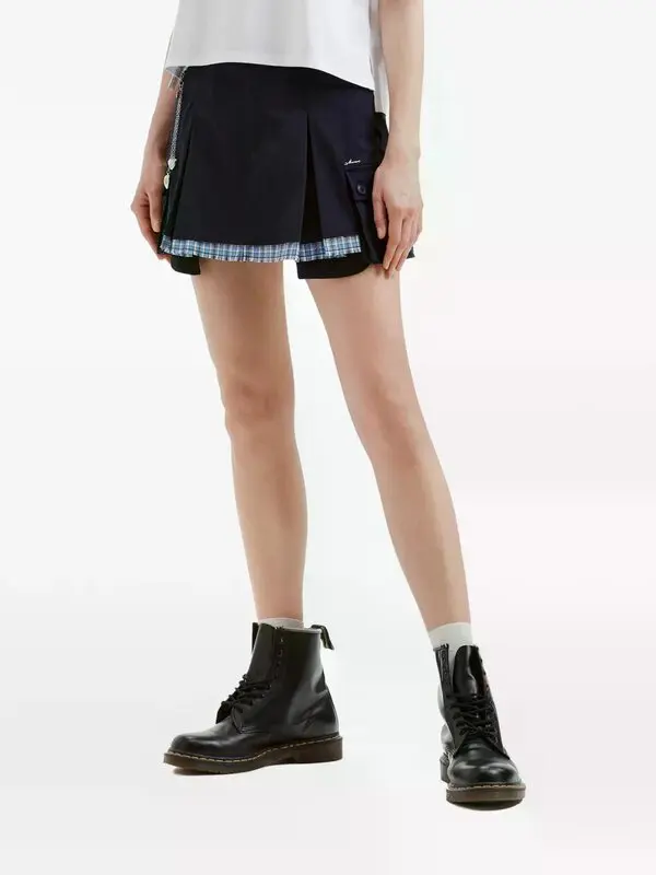 MUSIUM DIV. Pleated Cargo Shorts - Blue