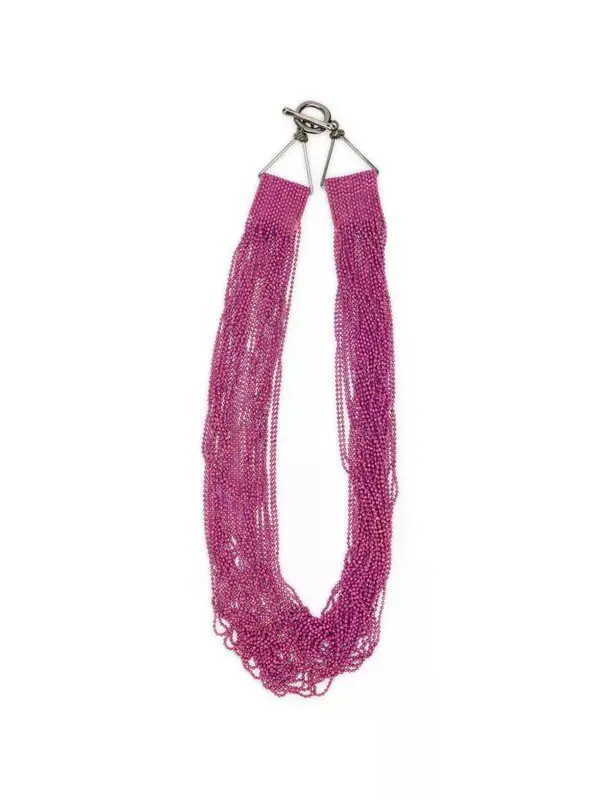 Fabiana Filippi Beaded Necklace - Pink