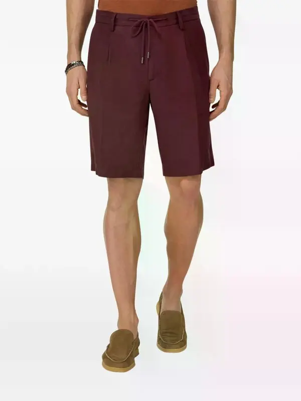 Boggi Milano Linen Drawcord Shorts
