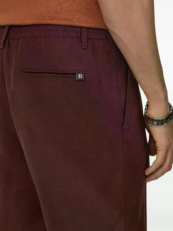 Boggi Milano Linen Drawcord Shorts