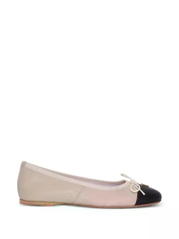 VIA ROMA 15 Bow-detail Ballet Flats