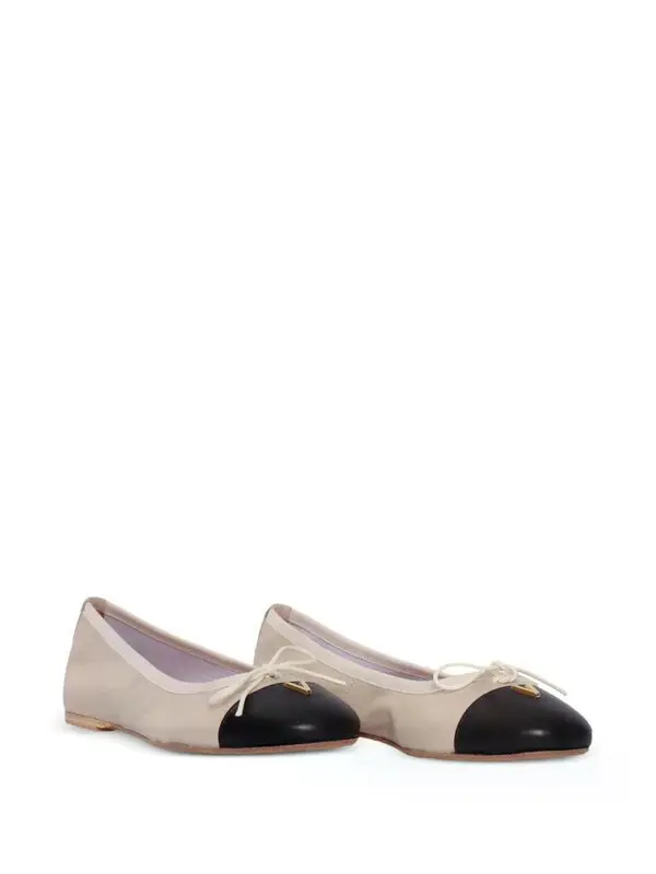 VIA ROMA 15 Bow-detail Ballet Flats