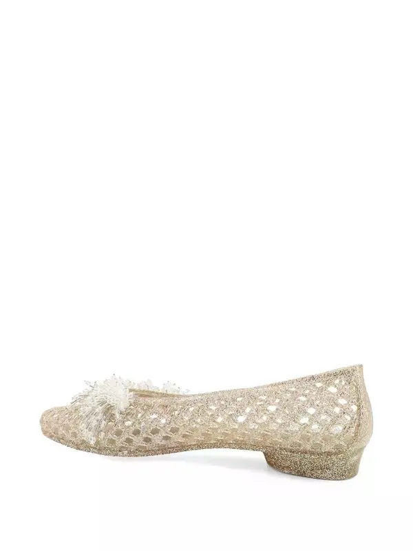 HEAVENLY JELLY Beaded Ballet Flats