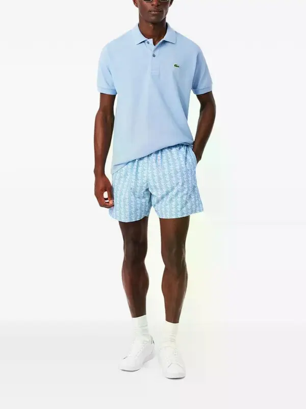 Lacoste Patterned Swim Shorts