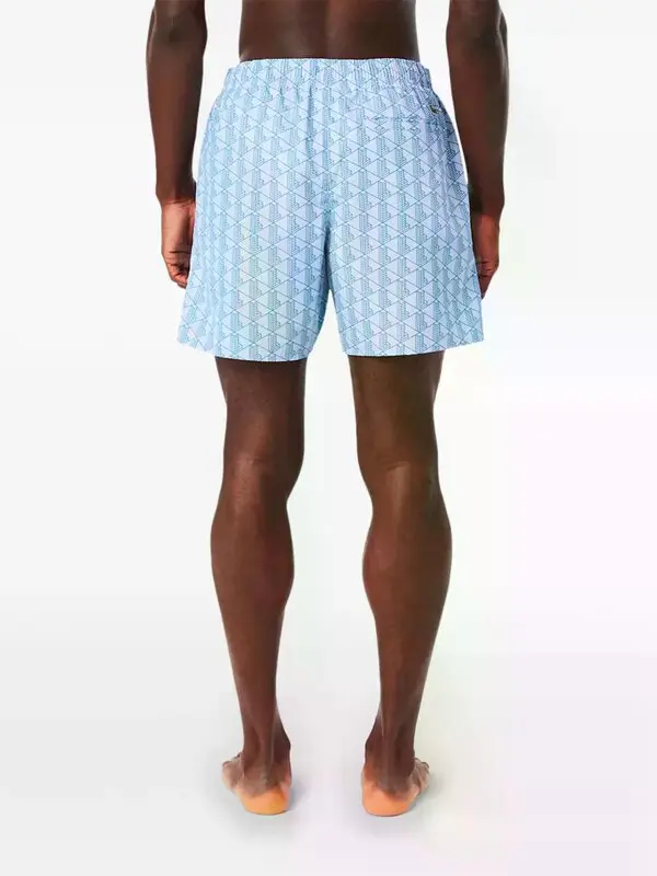 Lacoste Patterned Swim Shorts
