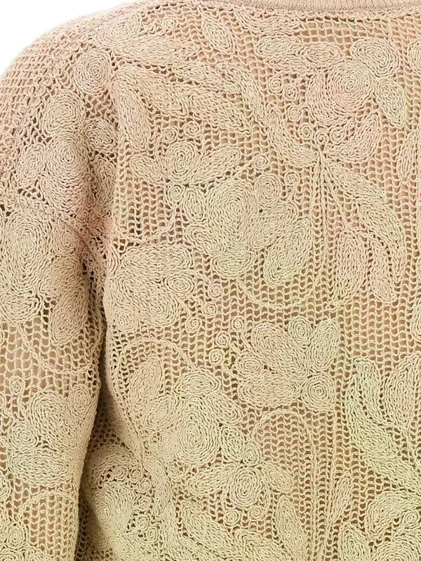 KANGRA Floral Embroidered Bomber Jacket - Neutrals