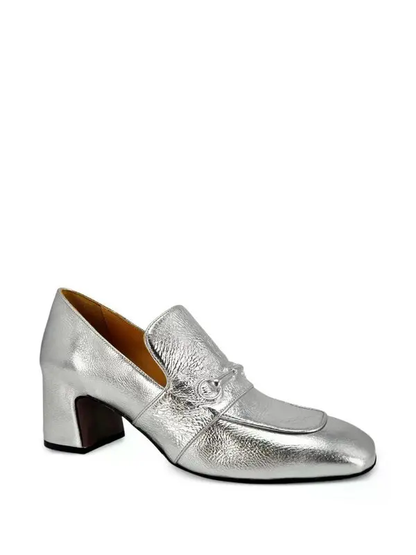 MADISON MAISON Leather Loafers - Silver