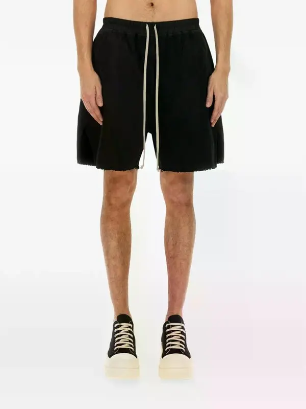 Rick Owens Cotton Shorts - Black