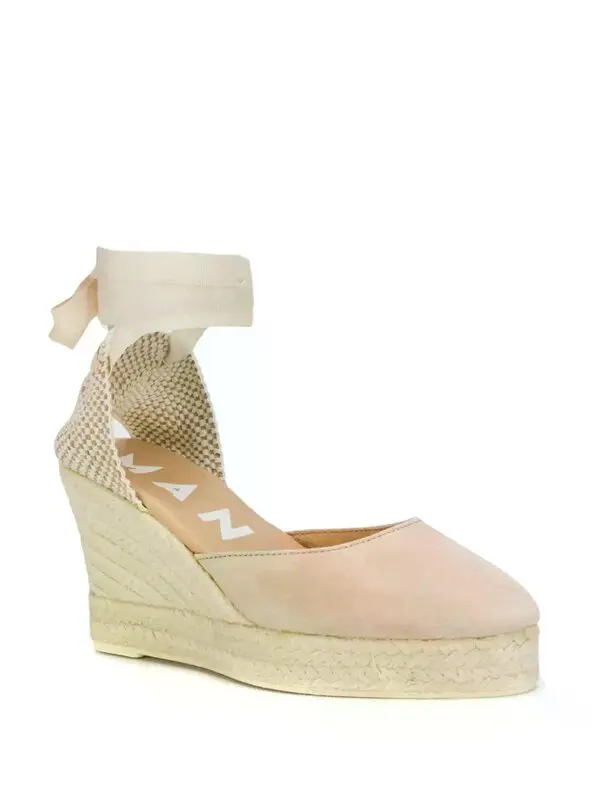 Manebí Ribbon Woven Espadrilles - Neutrals