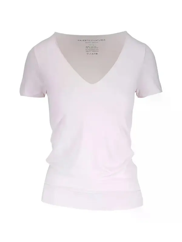 Majestic Filatures V-neck Knit Top