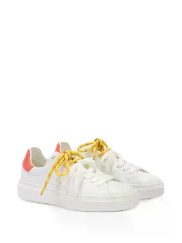 Furla Hype Lace-up Sneakers - White