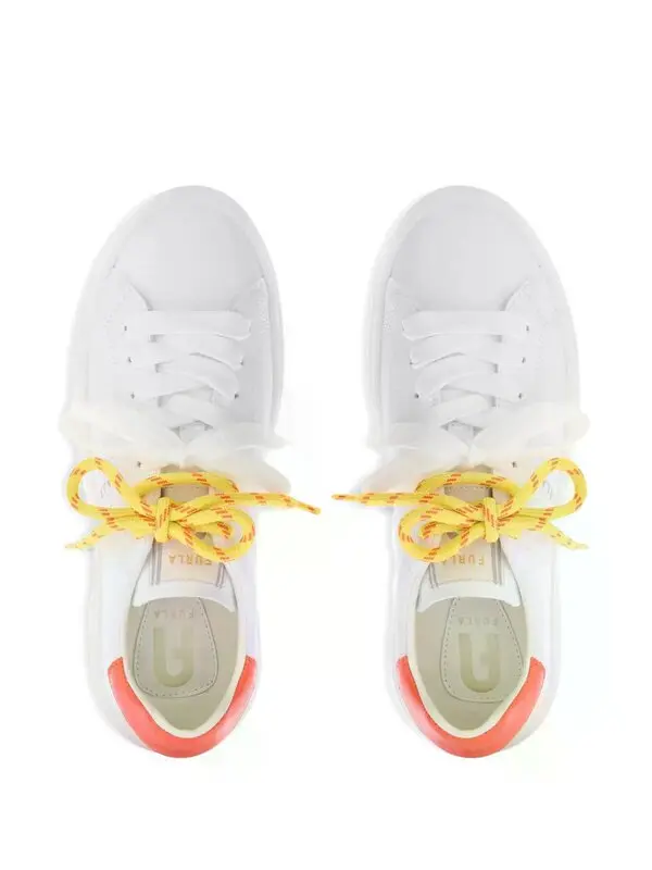 Furla Hype Lace-up Sneakers - White