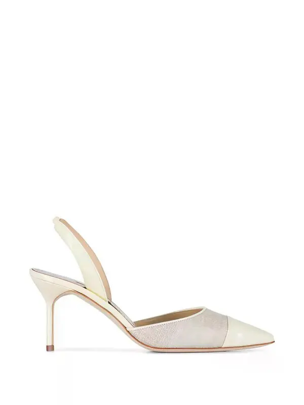 Manolo Blahnik Capsli Slingback Pumps - Neutrals