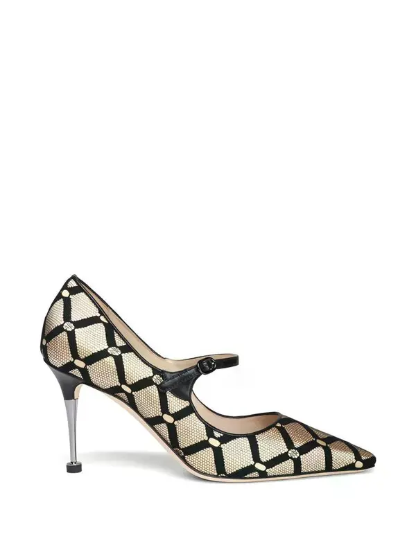 Manolo Blahnik Aleka Patterned Pumps