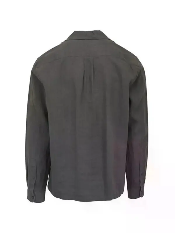 Vince Garage Linen Shirt - Grey