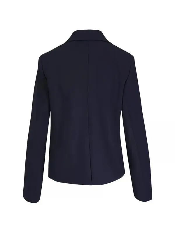 Lafayette 148 New York Doubleface Wool Jacket - Blue