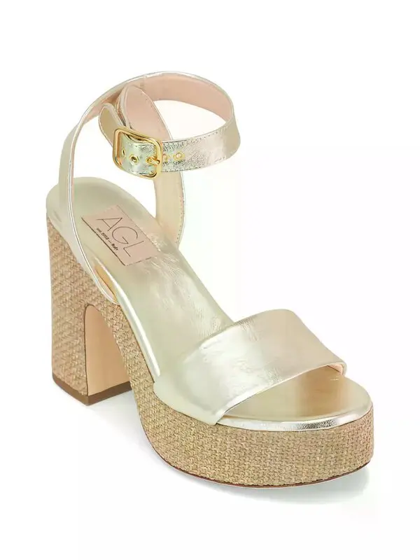 Agl Sista Platform Sandals - Gold